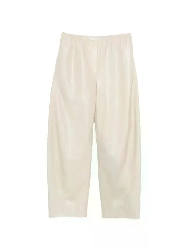 Nanushka Barrel Leg Trousers - Neutrals