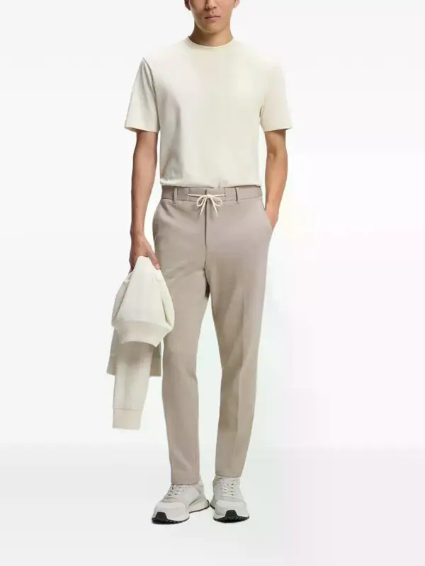 BOSS Inner-monogram T-shirt In A Cotton Blend