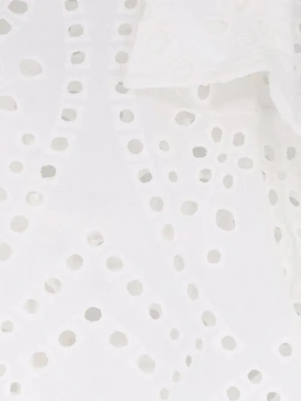 MC2 SAINT BARTH Cristal Broderie Anglaise Embroidery Shirt