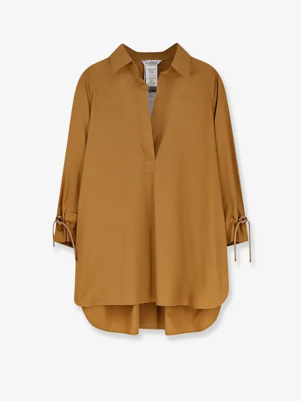 Max Mara Mxmadorni Cotton Shirt - Brown