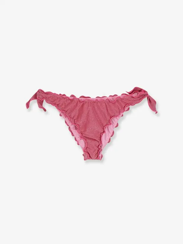 MC2 SAINT BARTH Viscose Blend Bikini Bottom - Pink