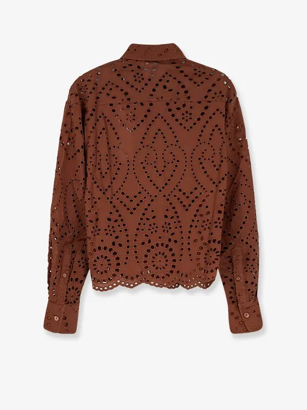MC2 SAINT BARTH Sangallo Lace Oriane Shirt