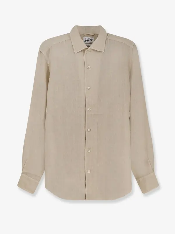 MC2 SAINT BARTH Raphael Linen Shirt - Beige