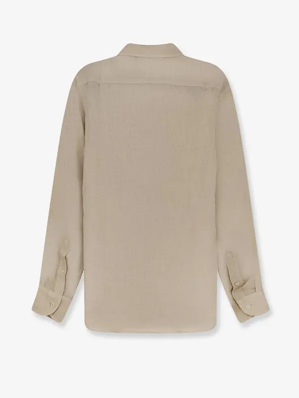 MC2 SAINT BARTH Raphael Linen Shirt - Beige