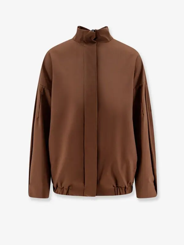 HEVO Porto Selvaggio Wool Blend Jacket - Brown