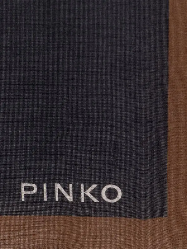 Pinko Cotton Valzer Foulard - Brown