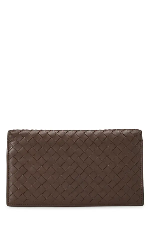 Bottega Veneta Intrecciato Wallet - Brown