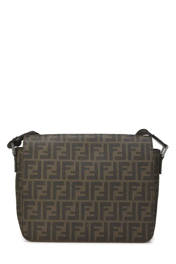 Fendi Zucca Coated Canvas Messenger Bag