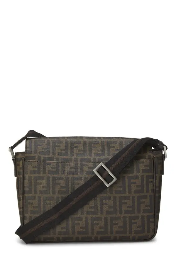 Fendi Zucca Coated Canvas Messenger Bag