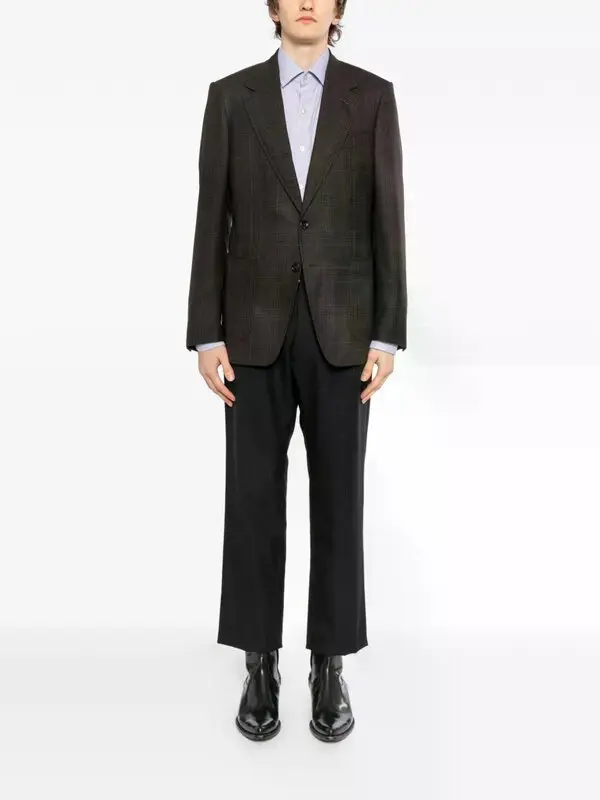 TOM FORD Plaid Shirt - Grey
