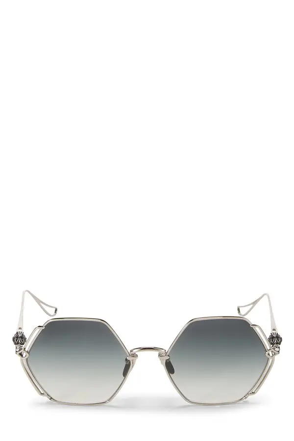 Chrome Hearts Metal Baby Bitch Sunglasses - Silver