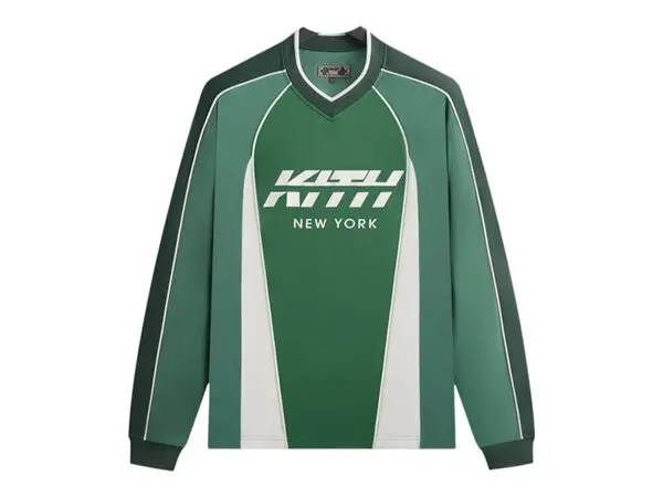 Kith Malik Long Sleeve Mesh Jersey - Conifer