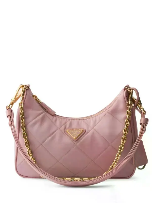 Prada Re-edition 1995 Chaîne Shoulder Bag - Pink