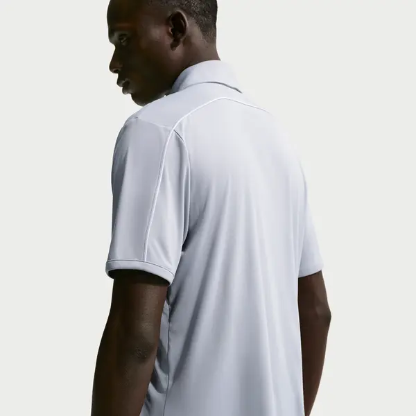 Nike Par Dri-fit Chest Logo Golf Polo - Grey