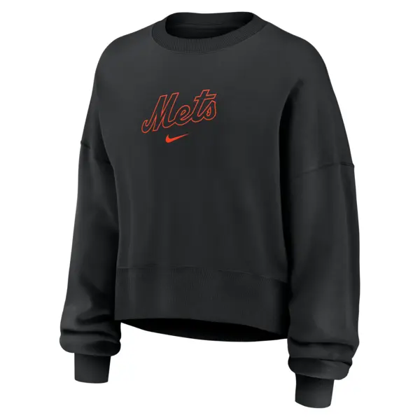 Nike New York Mets Mlb Pullover Crew