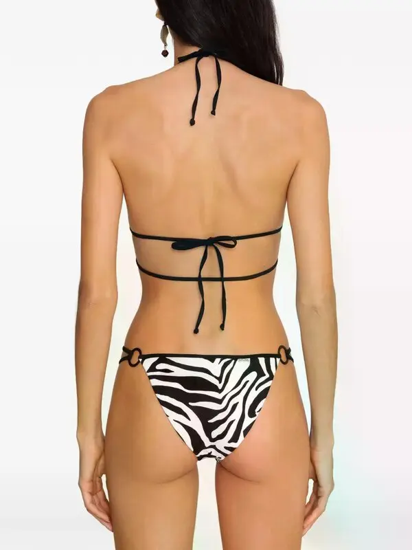 AMIR SLAMA Zebra-print Swimsuit