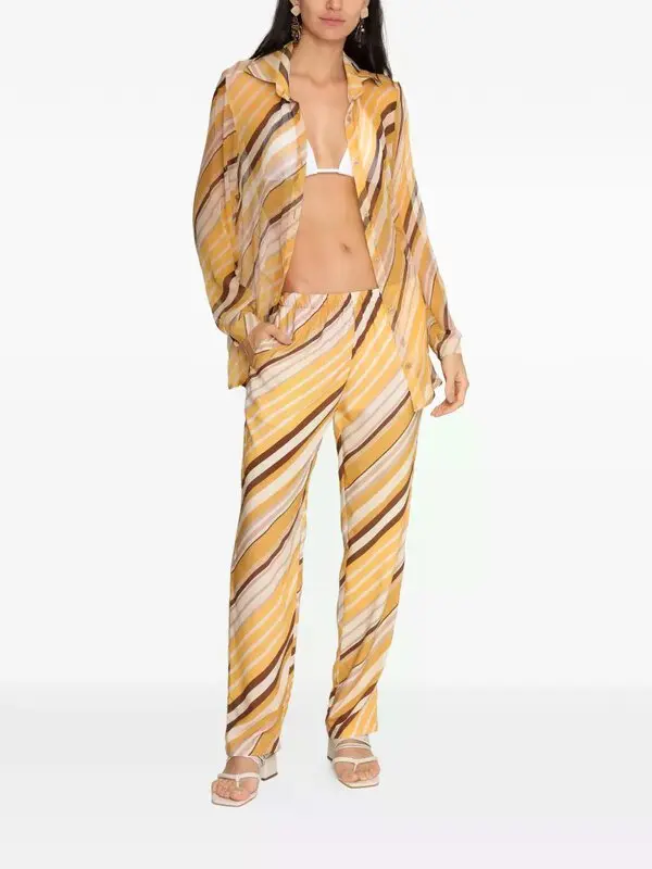AMIR SLAMA Striped Trousers