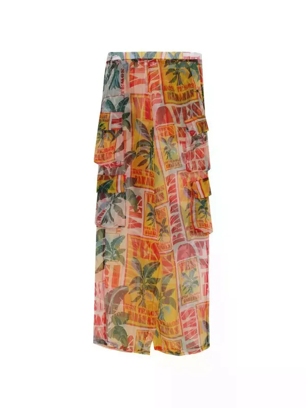 AMIR SLAMA Ruffled Palazzo Pants