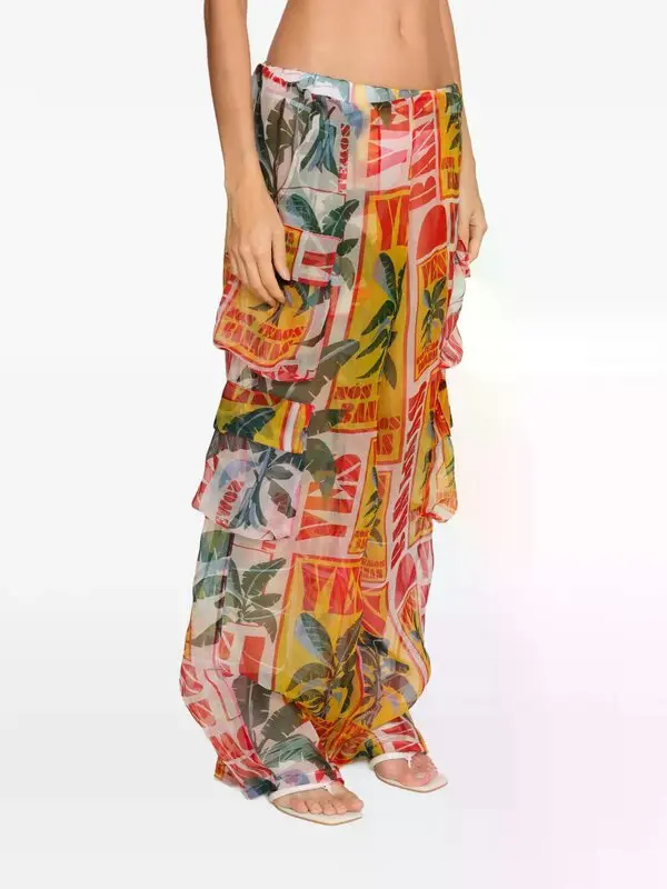 AMIR SLAMA Ruffled Palazzo Pants