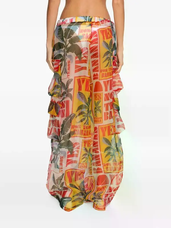 AMIR SLAMA Ruffled Palazzo Pants