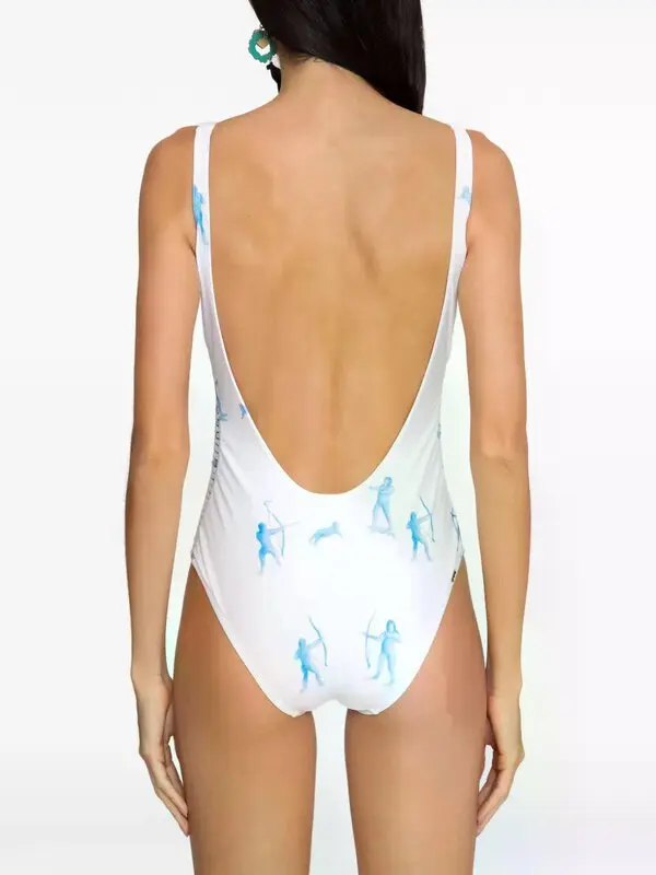 AMIR SLAMA Printed One-piece Swimsuit