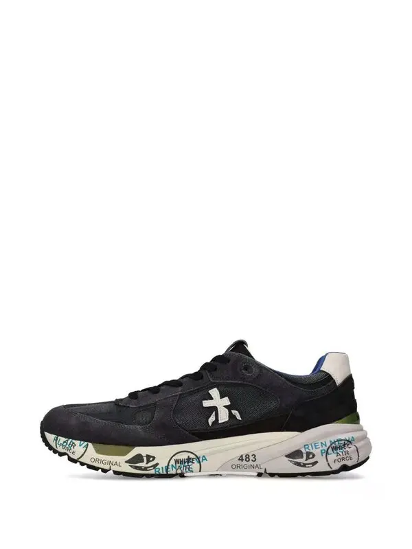 Premiata Mase 25 Logo-detail Sneakers - Black