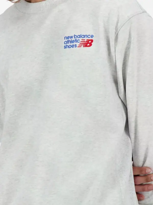 NEW BALANCE Crew-neck Sweatshirt - Grey