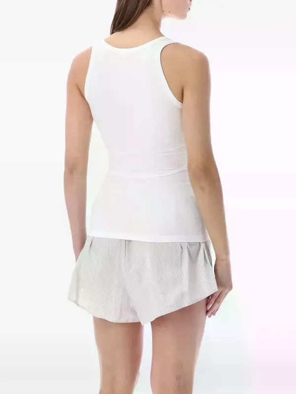 MAISON MARGIELA Ribbed Tank Top - White