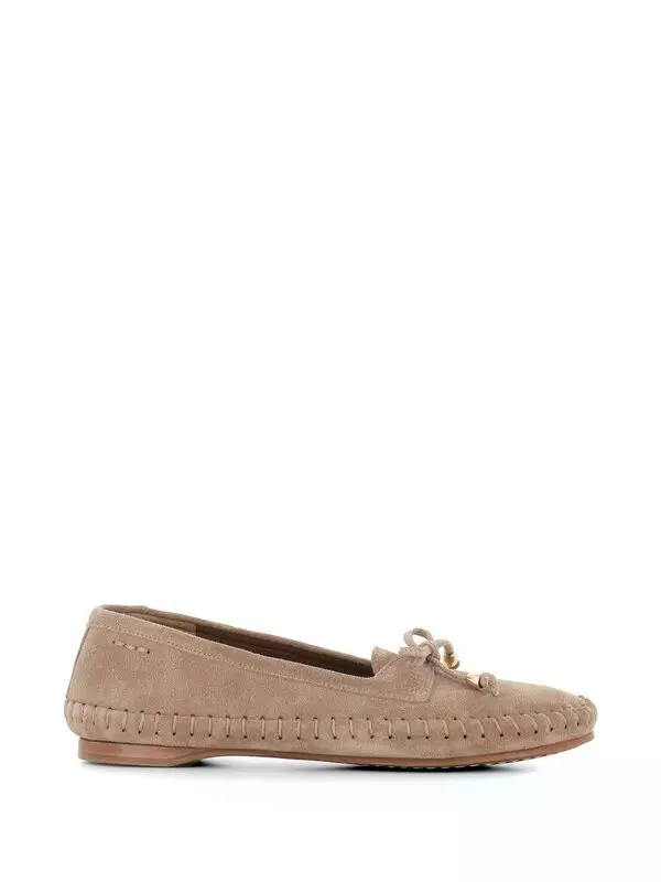 ALEXANDER HOTTO Tie-detail Loafers - Neutrals