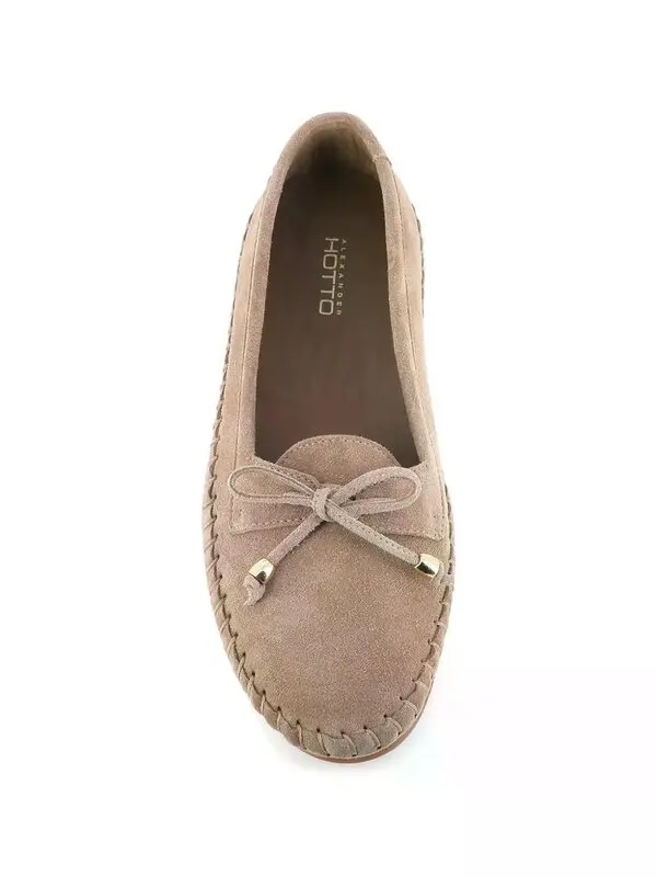 ALEXANDER HOTTO Tie-detail Loafers - Neutrals