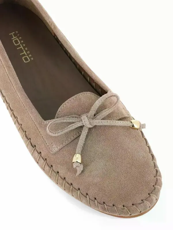 ALEXANDER HOTTO Tie-detail Loafers - Neutrals