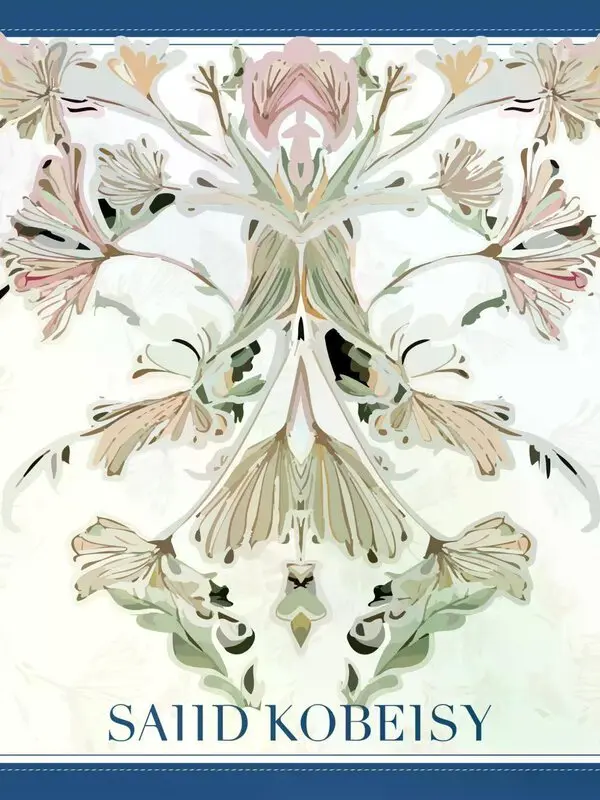 SAIID KOBEISY Medium Floral Scarf - White