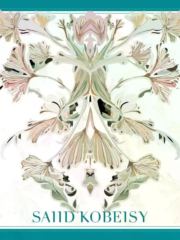 SAIID KOBEISY Medium Floral Scarf - White