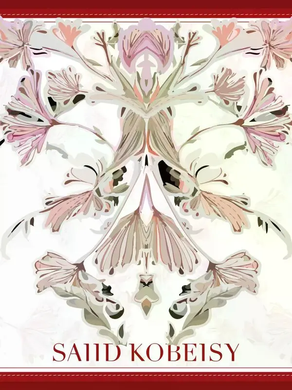 SAIID KOBEISY Floral Large Scarf - White
