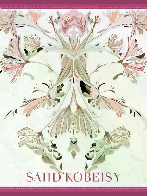 SAIID KOBEISY Medium Floral Scarf - White