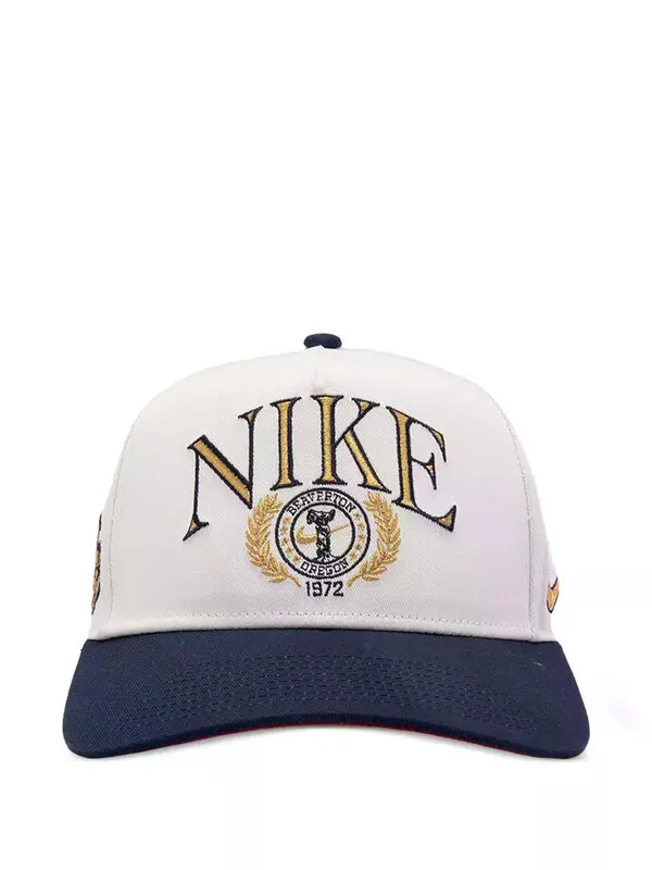 Nike Rise Logo Cap Hat - White
