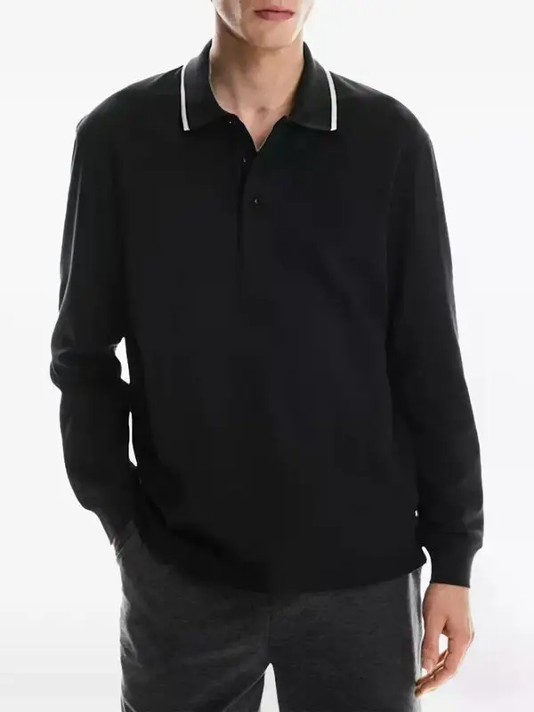 On Courtside Tennis Polo Shirt - Black