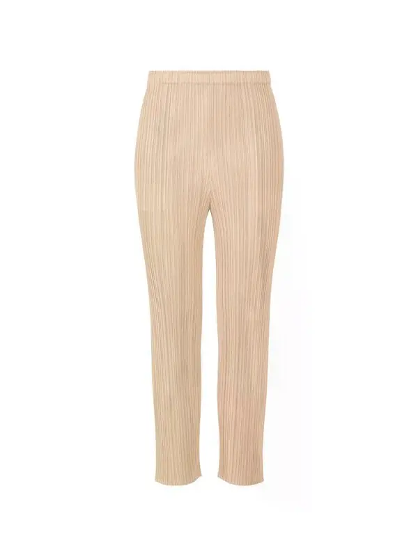 Issey Miyake July Pleated Trousers - Neutrals