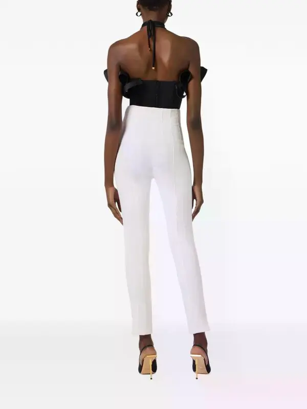 Elisabetta Franchi Ruffled Halterneck Top