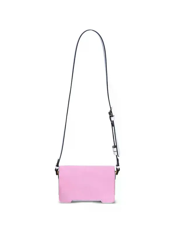 Marni Colourblock Turn-lock Crossbody Bag - Green