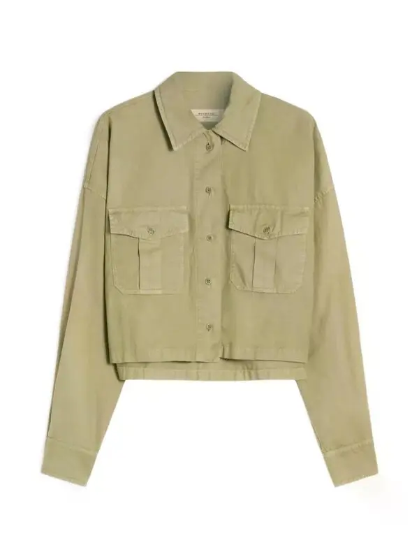 Max Mara Pocket Cotton Shirt - Green