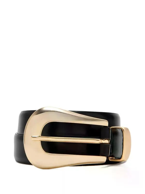 DEHANCHE Colette Leather Belt - Black