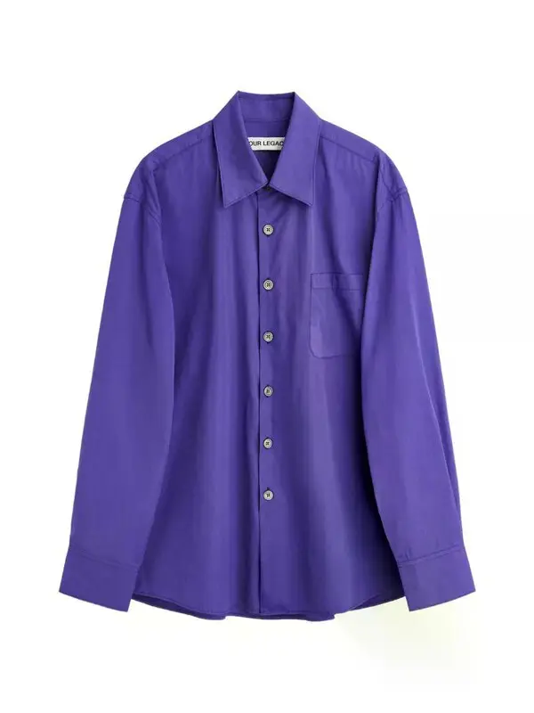 Our Legacy Above Pocket Shirt - Purple