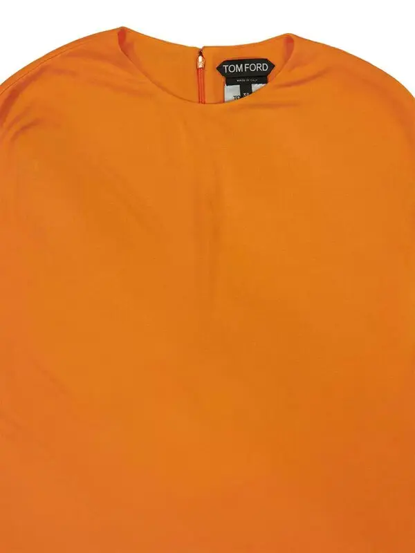 TOM FORD Draped Sleeveless Top - Orange