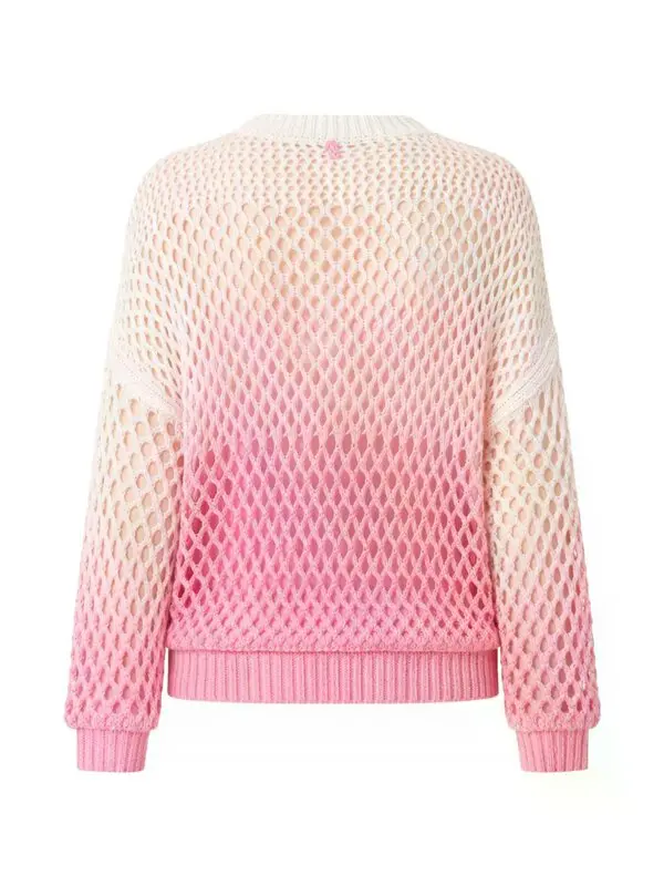 TWINSET Cotton Sweater With Ribbed Detailing