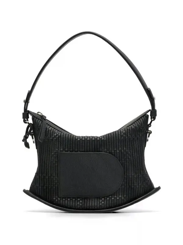 Delvaux Pin Swing Textured Shoulder Bag