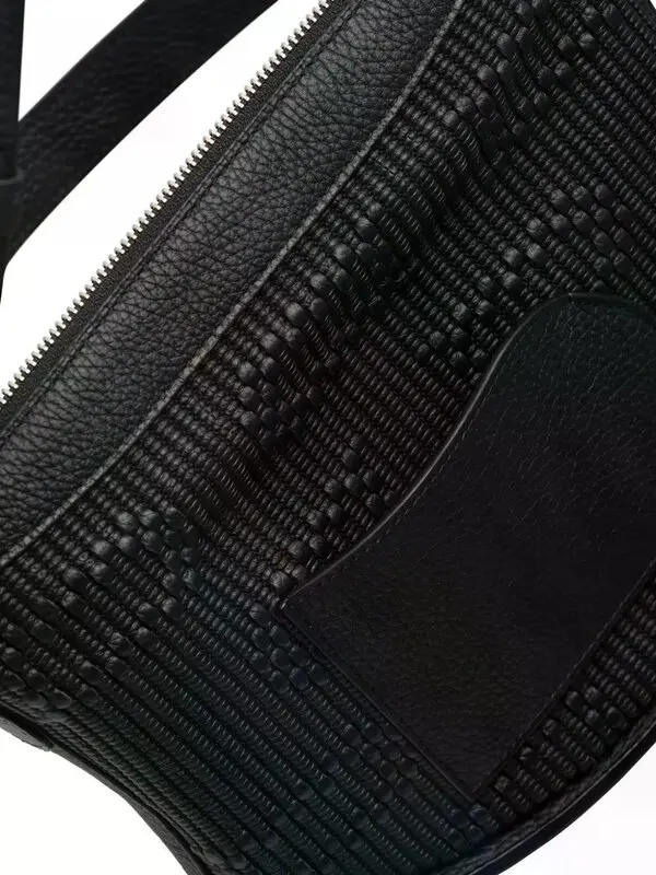 Delvaux Pin Swing Textured Shoulder Bag