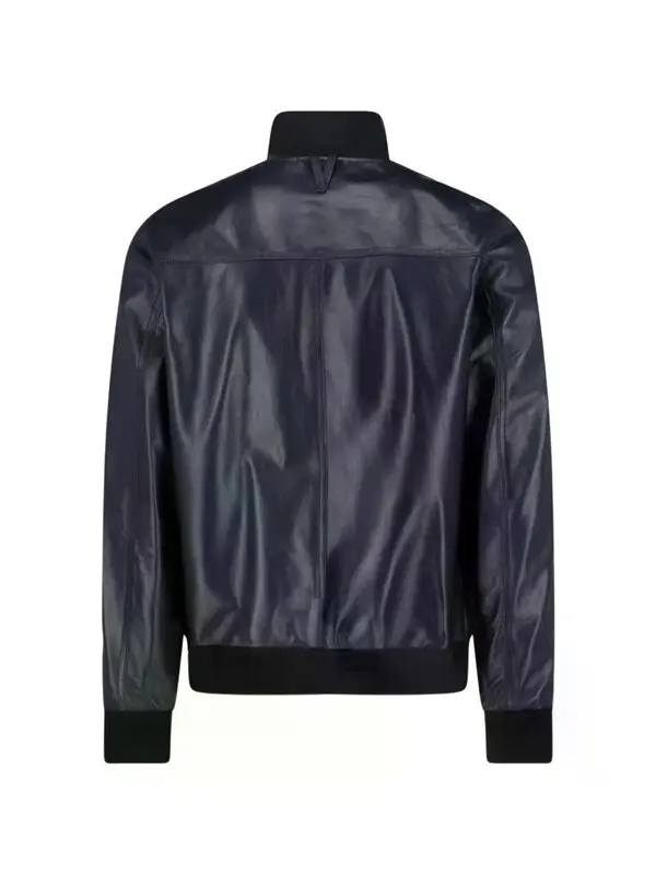 VALSTAR Buttoned Leather Jacket - Blue