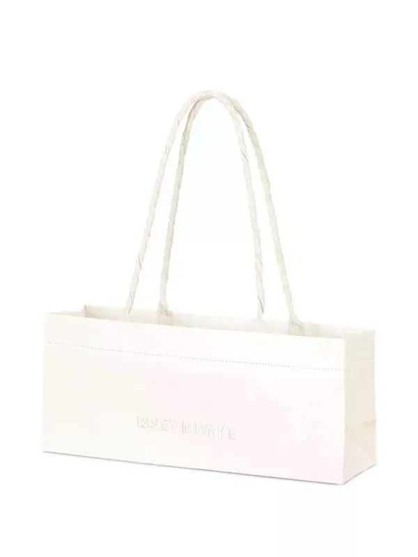 Issey Miyake Twisted Handle Shoulder Bag - White