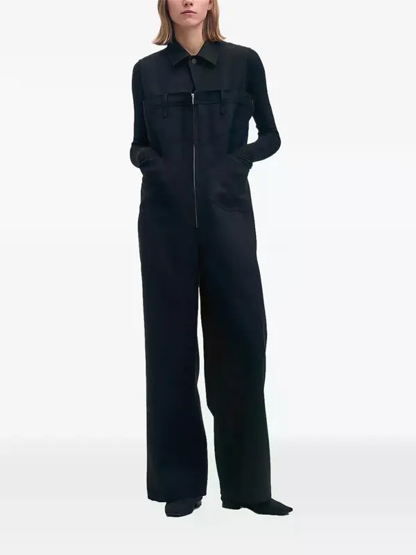 Issey Miyake Zip Sleeveless Jumpsuit